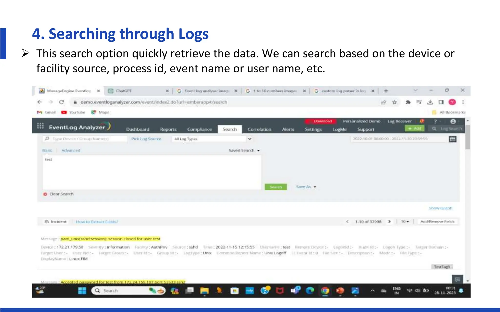 Manage Engine Log 360 | PPTX