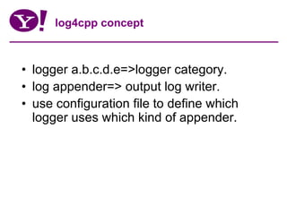 Log4cpp - Updated - to verify modify updates | PPT