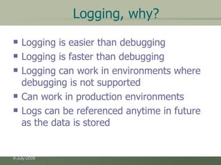 Log4j Logging Mechanism | PPT