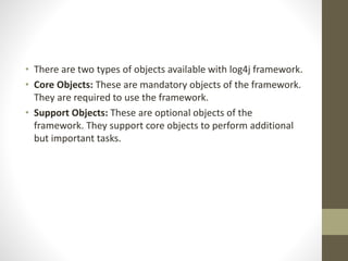 Log4j is a reliable, fast and flexible | PPT