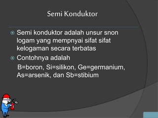 Kimia : Logam dan non logam | PPTX
