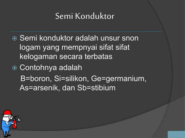 Kimia : Logam dan non logam | PPTX
