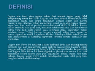 Logam non ferro | PPTX