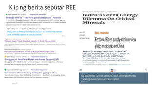 Logam tanah jarang rare earth a strategic critical mineral | PPT