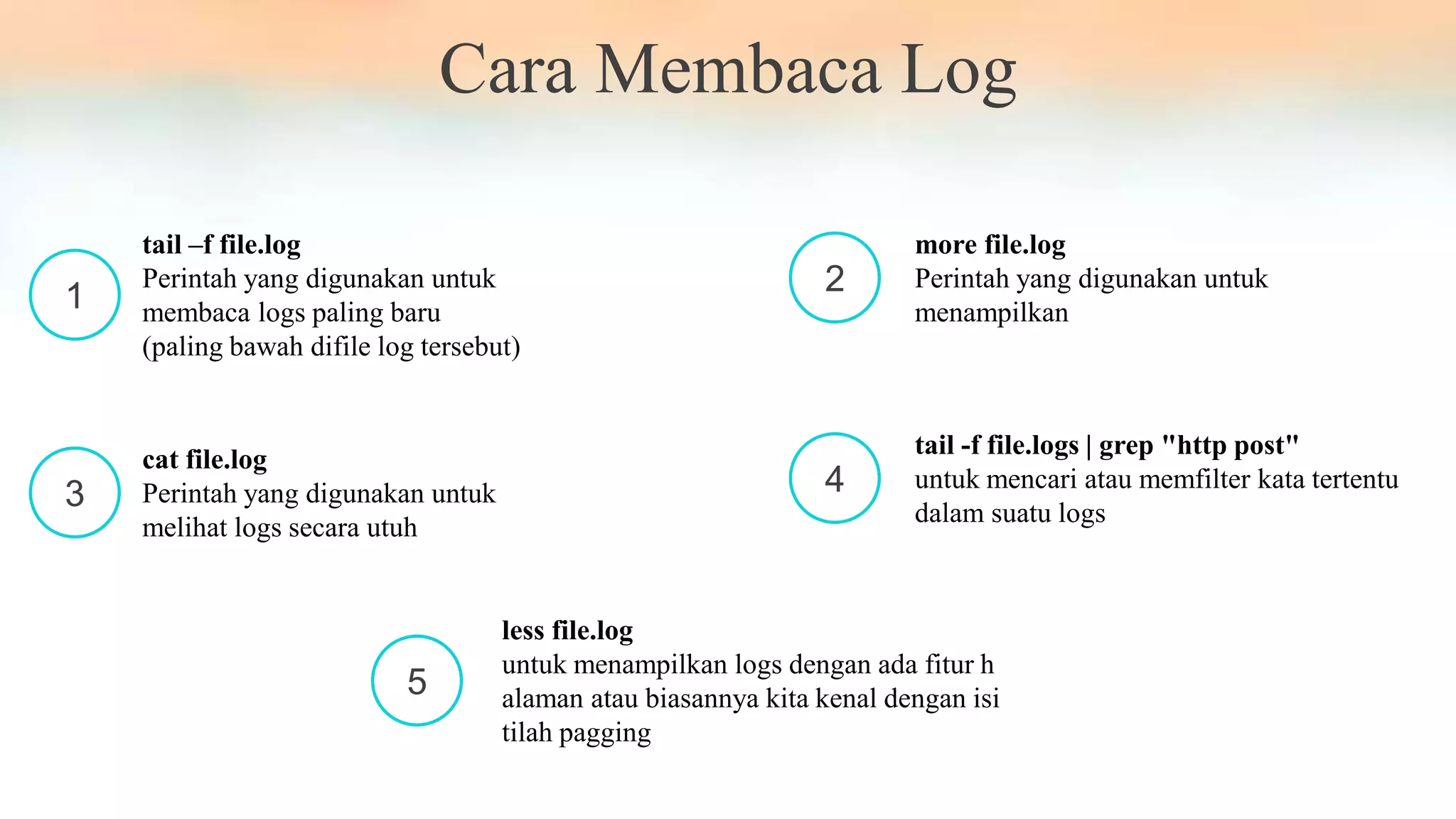 Log analisis | PPTX