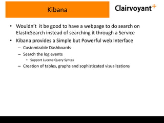 Log analysis using Logstash,ElasticSearch and Kibana - Desert Code Camp 2014 | PPTX
