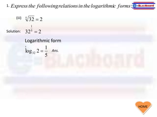 Logarithm | PPT