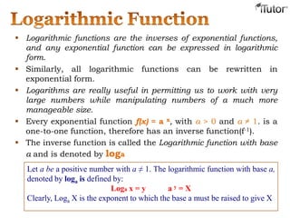 Logarithm | PPTX