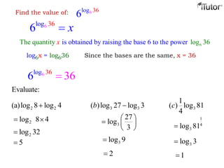 Logarithm | PPT