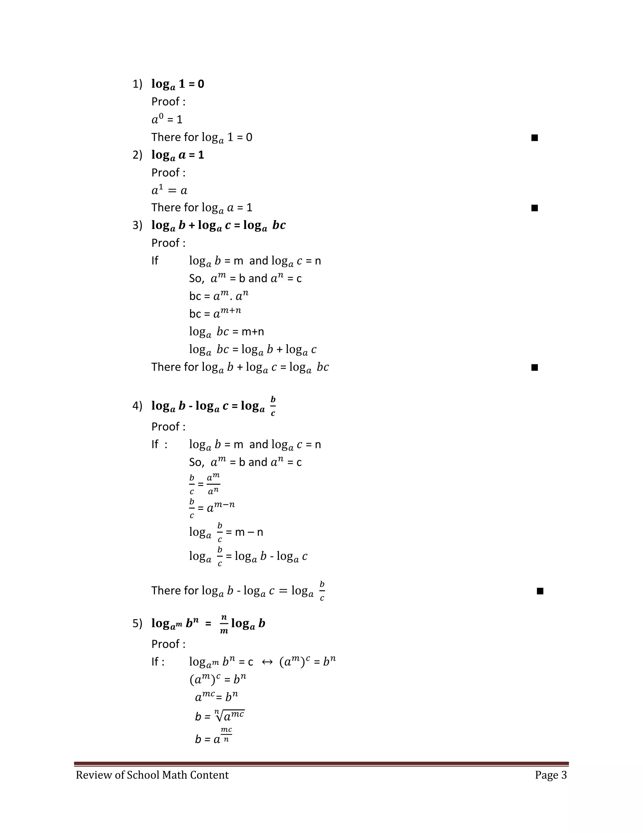 Logarithm | PDF