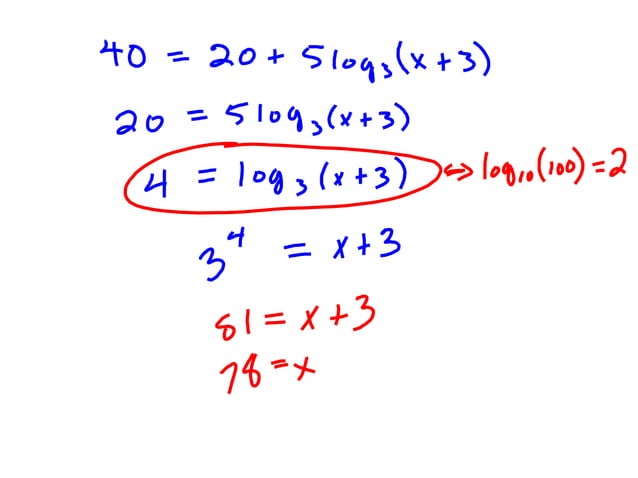 Logarithm Problems | PPT
