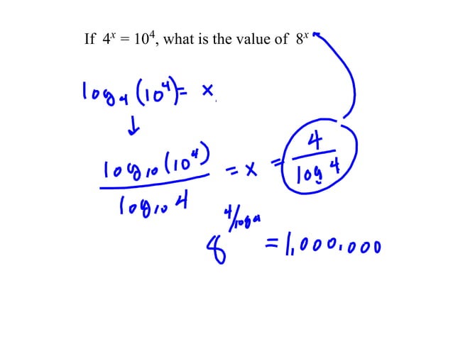 Logarithm Problems | PPT