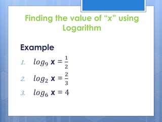 Logarithm 1
