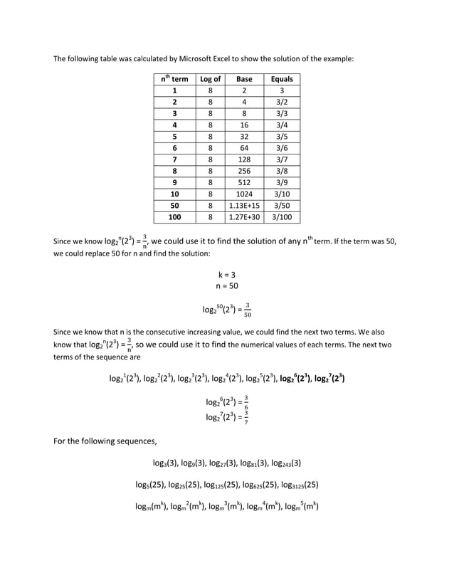 Logarithm Bases IA | PDF
