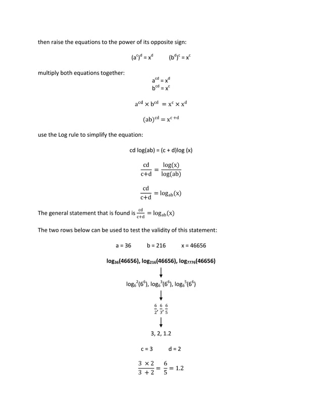 Logarithm Bases IA | PDF