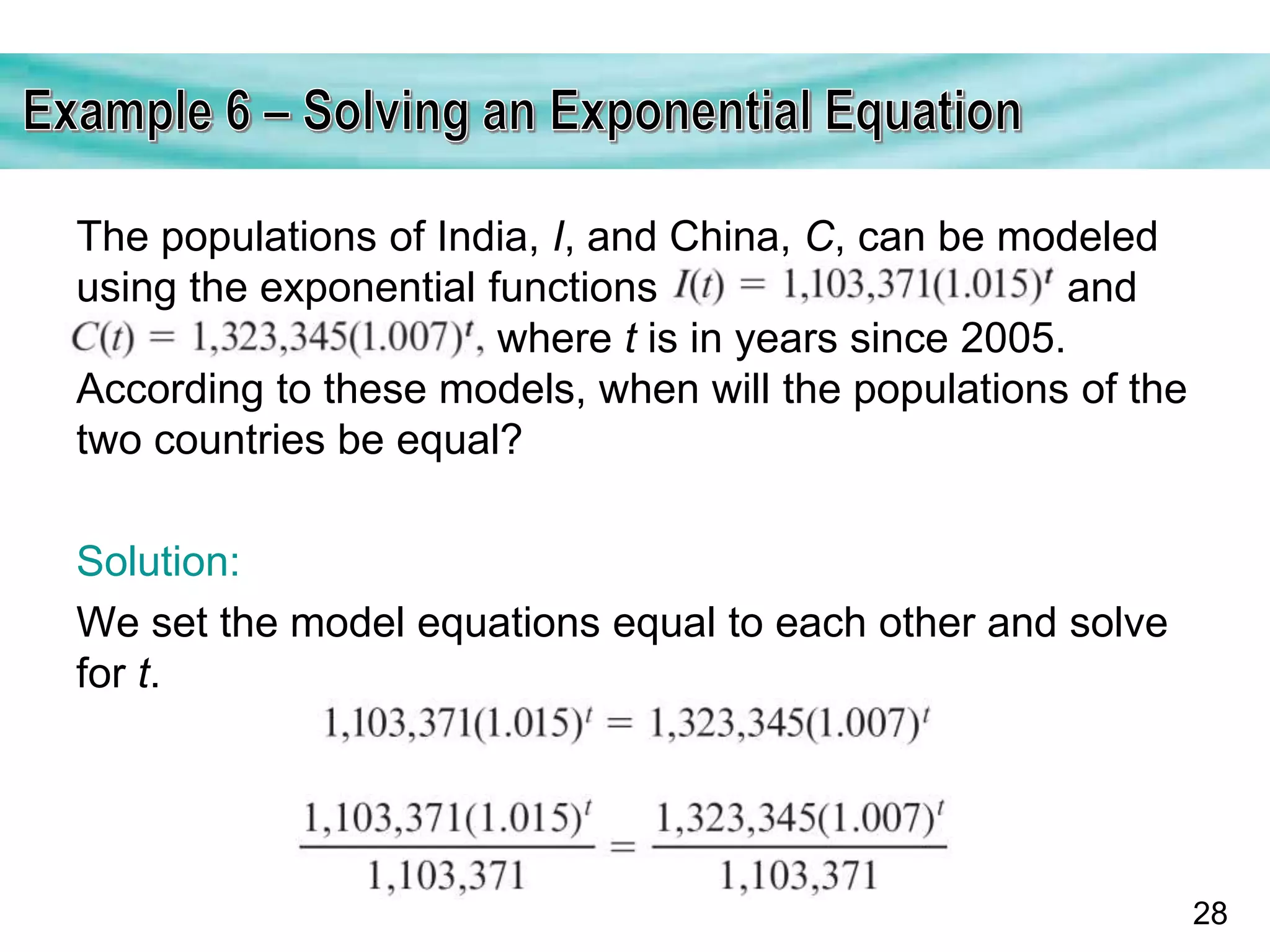 LOGARITHMIC AND EXPONENTIAL FUNCTIONS.ppt