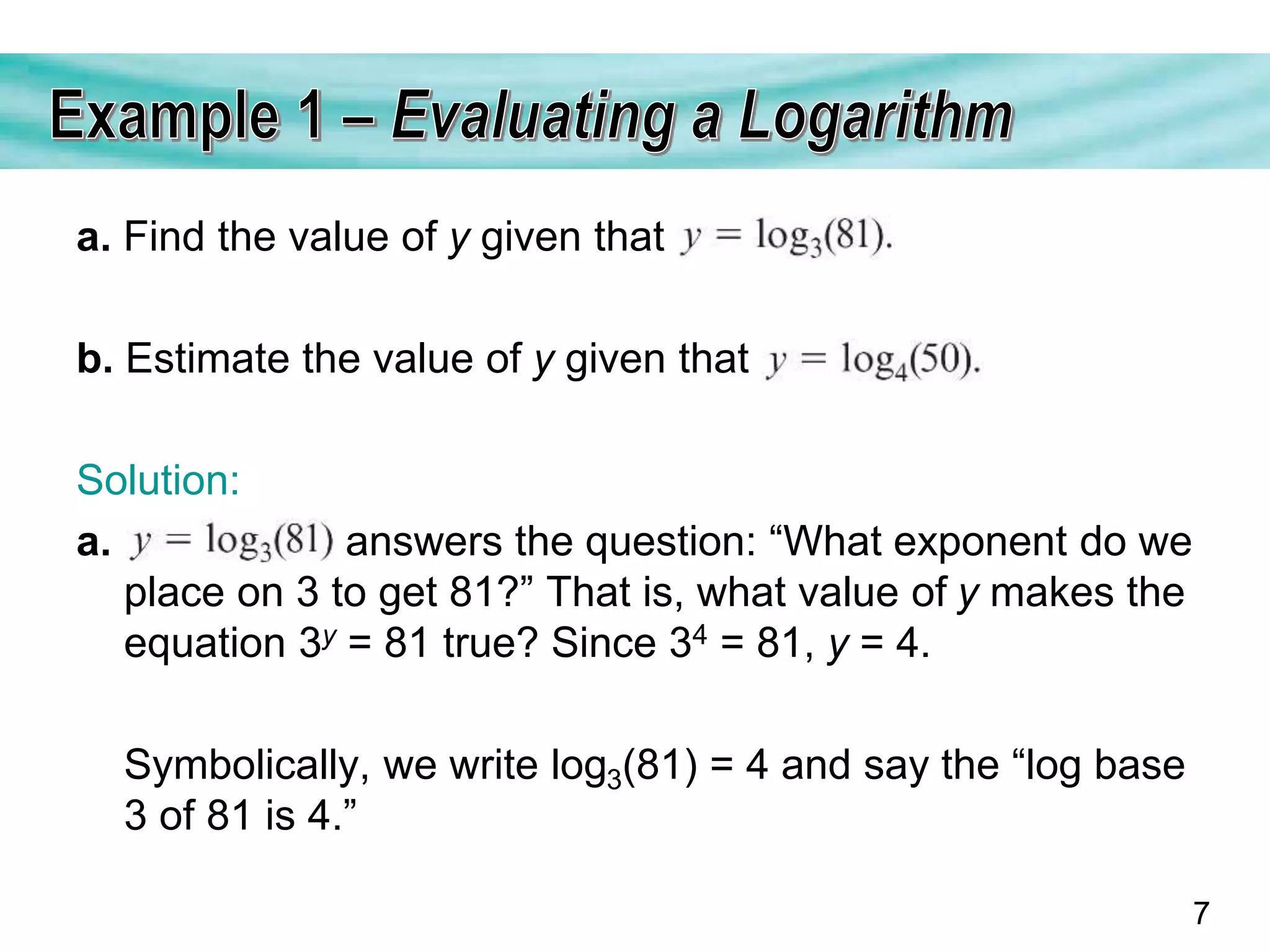 LOGARITHMIC AND EXPONENTIAL FUNCTIONS.ppt