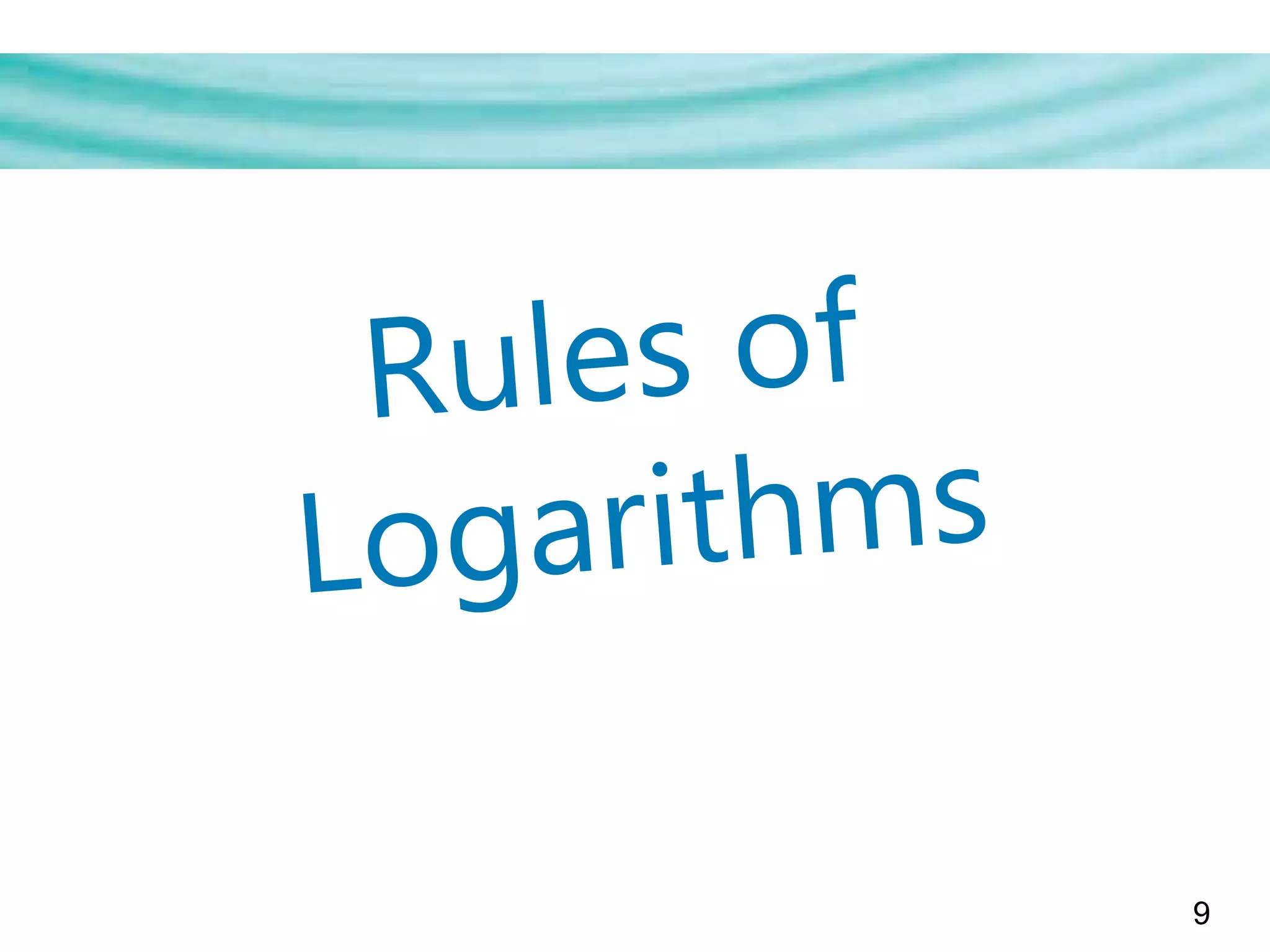 LOGARITHMIC AND EXPONENTIAL FUNCTIONS.ppt