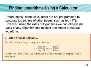 LOGARITHMIC AND EXPONENTIAL FUNCTIONS.ppt