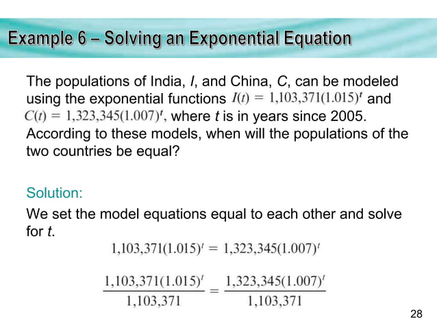 LOGARITHMIC AND EXPONENTIAL FUNCTIONS.ppt