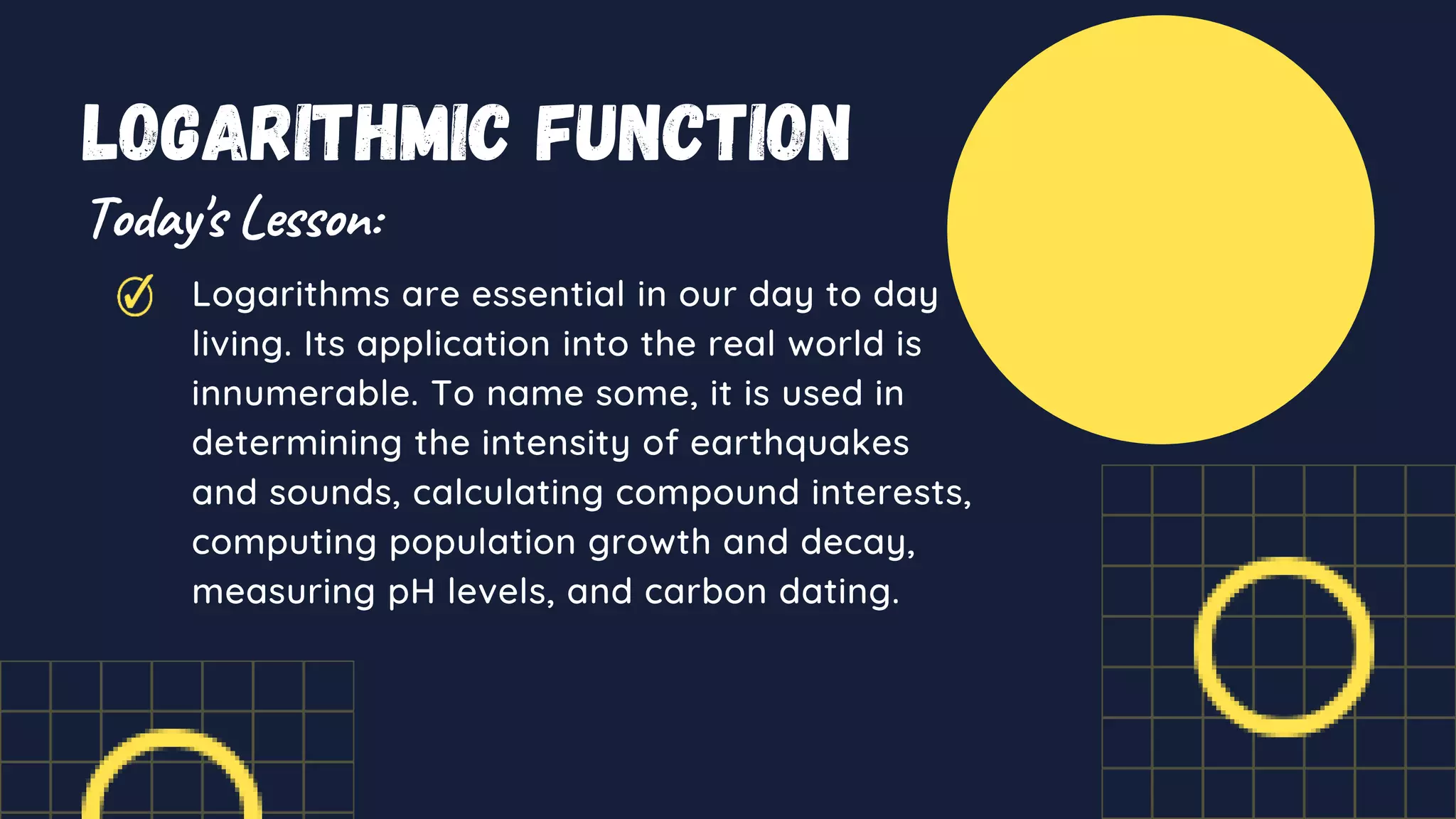 Logarithmic Functionpptx 