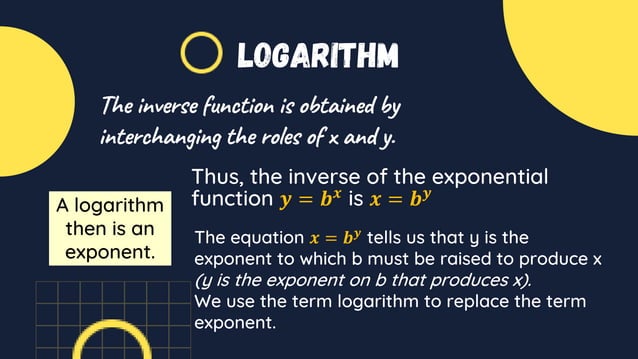 Logarithmic Function Pptx
