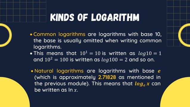 Logarithmic Function Pptx