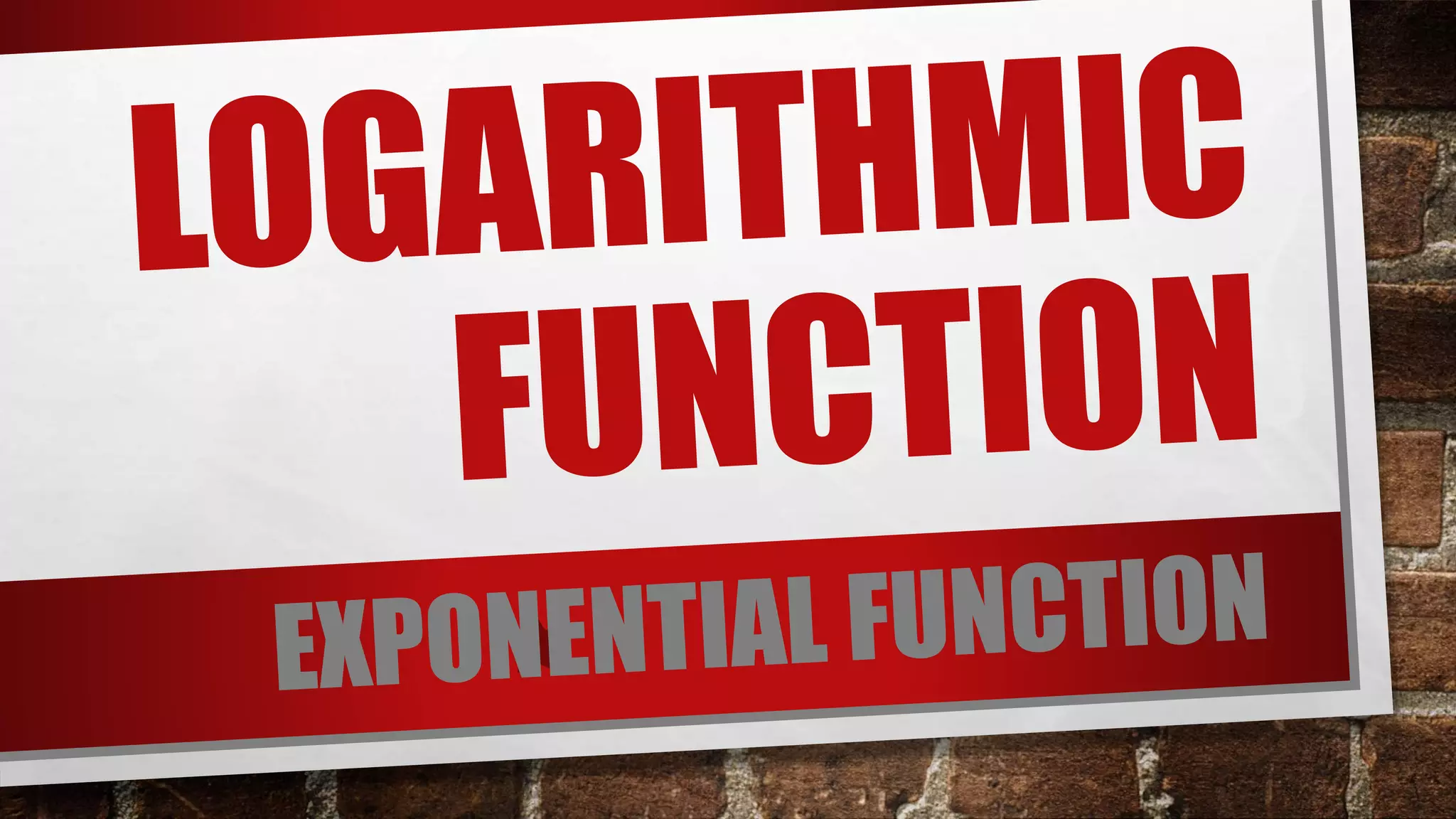 LOGARITHMIC FUNCTION.pptx