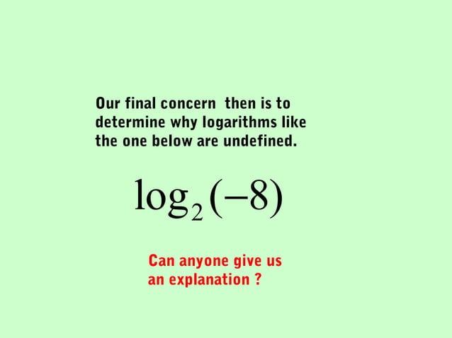 Logarithmic Functions | PPT | Physics | Science