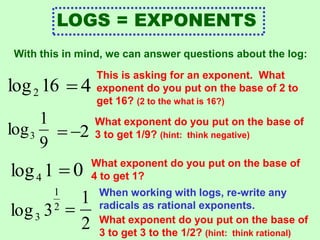 Logarithmic functions (2) | PPTX