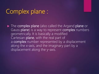 class 11 maths complex numbers ,logarithmic spirals in complex plane | PPTX