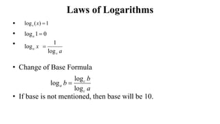 LOGARITHM New .pptx | Physics | Science