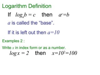 Logarithms | PPT