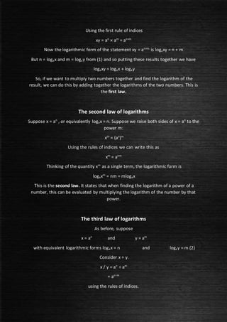 Logarithms | PDF