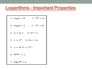 Logarithms | PPTX