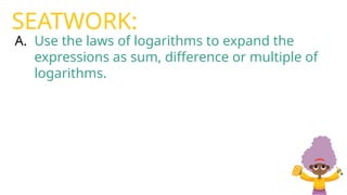 Grade 11: General Mathematics_LOGARITHMS | PPTX