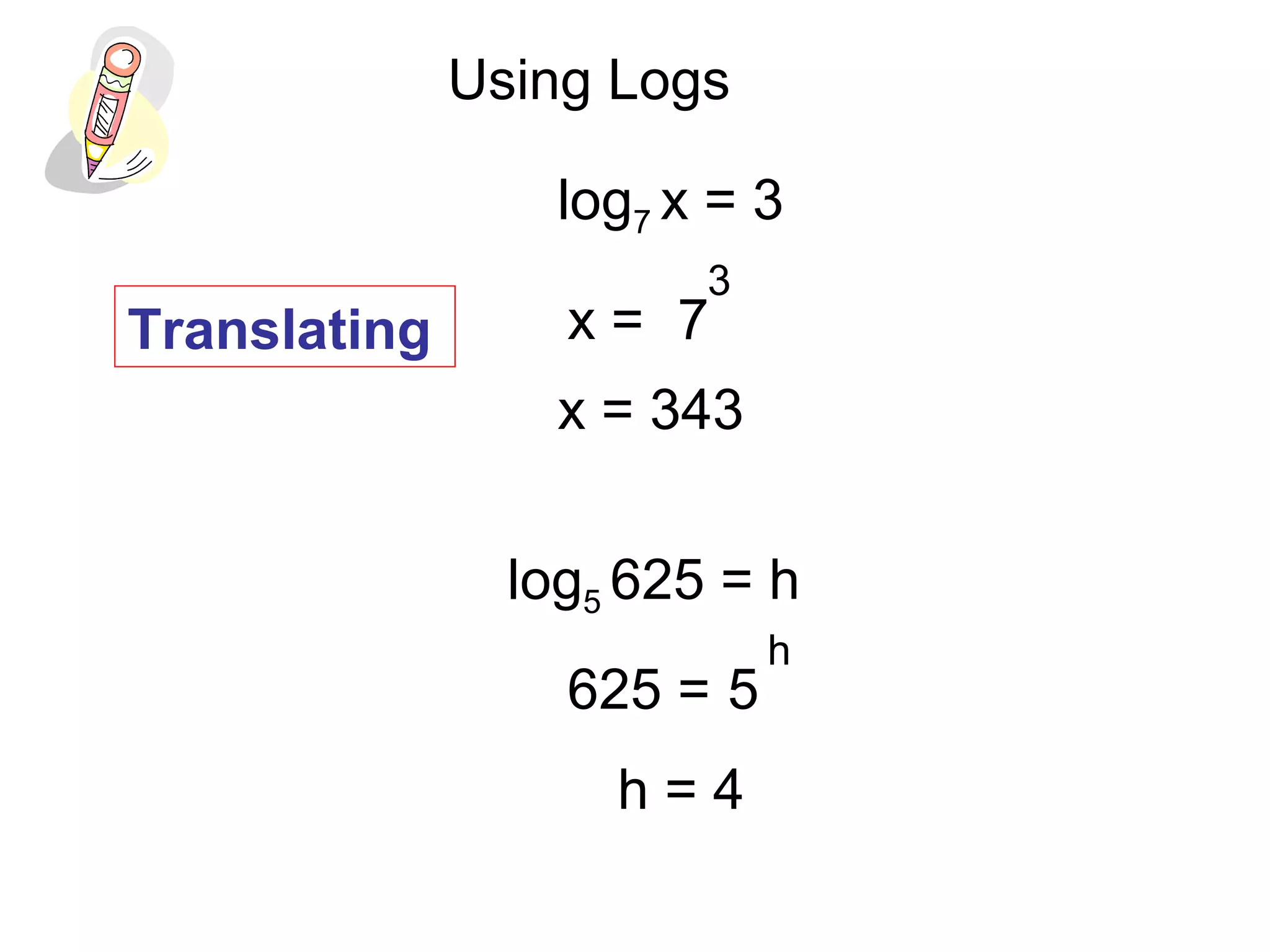 Logarithms intro | PPT