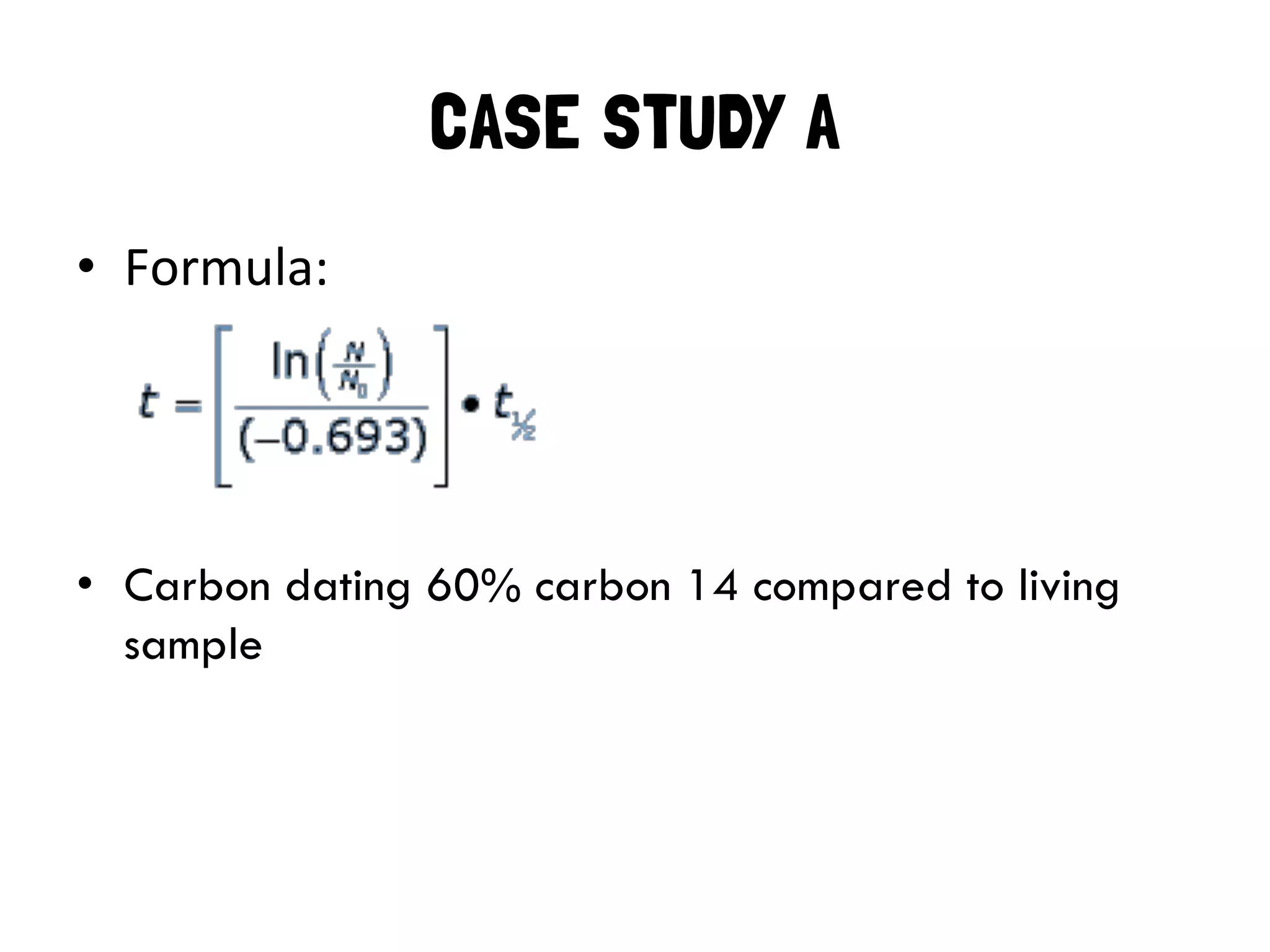 Logarithms (carbon dating 2) | PDF