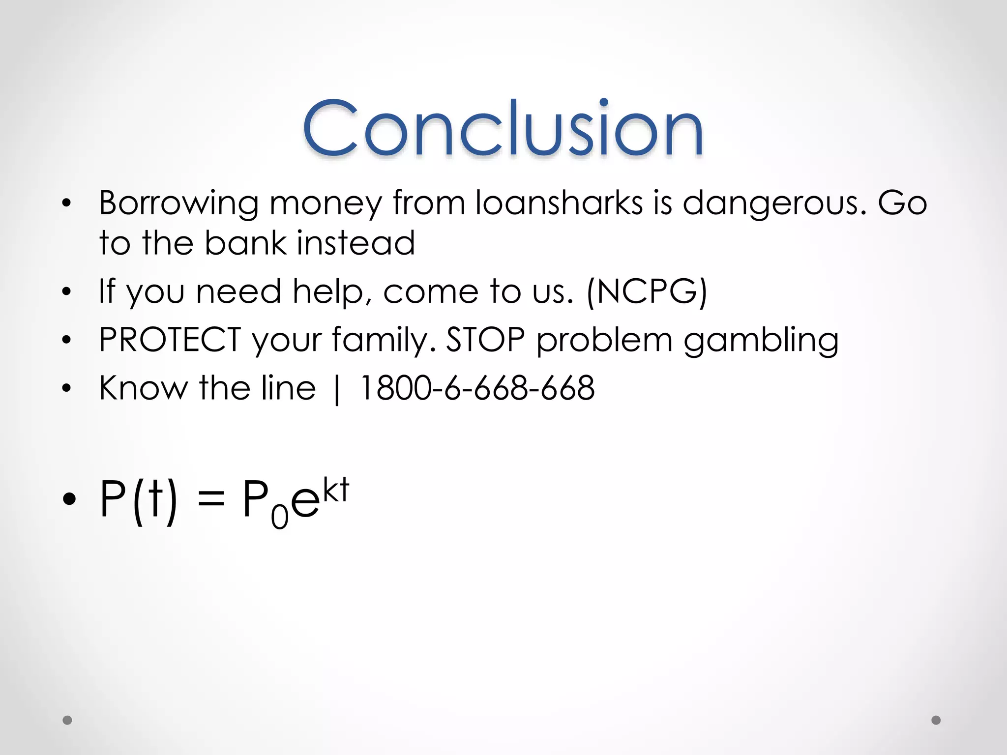 Logarithms in gambling | PPTX