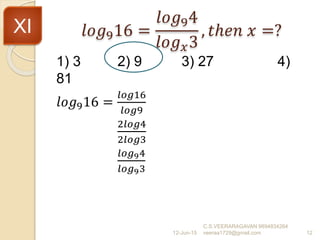 Logarithms level 2 | PPT