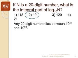 Logarithms level 2 | PPT