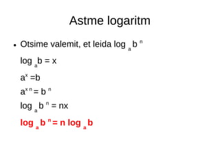 Logaritm | PDF