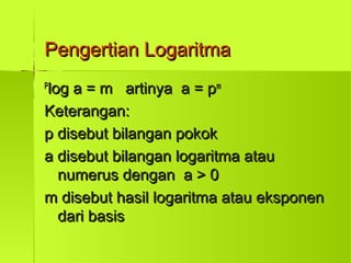 Logaritma | PPT