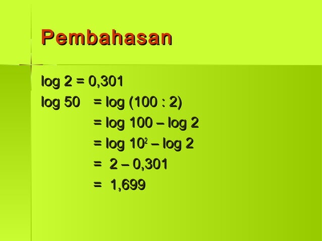 Logaritma | PPT