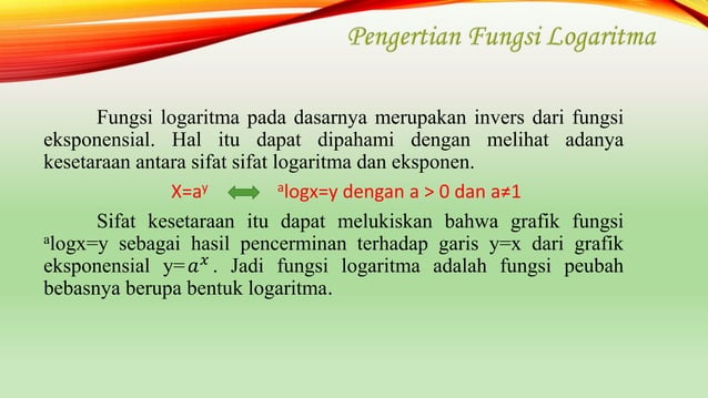 Logaritma | PPTX