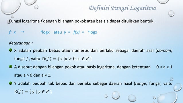 Logaritma | PPTX