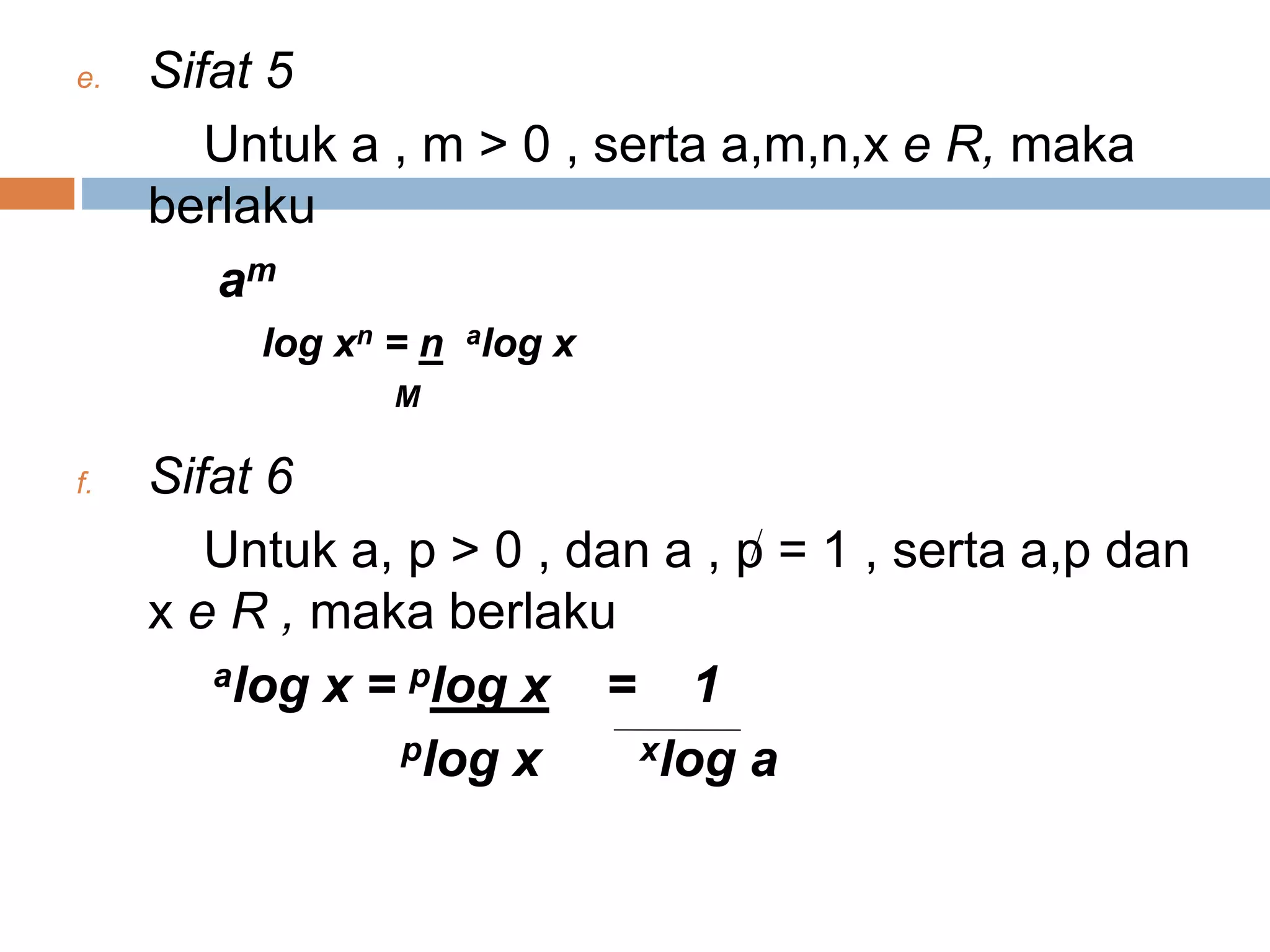 Logaritma kelas X IIS | PPTX