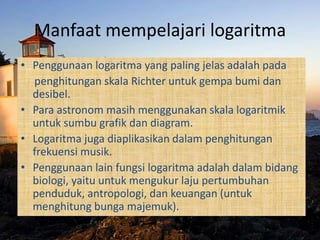 Logaritma kelas X semester 1 | PPTX