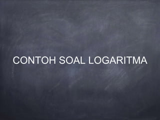 Logaritma | PPTX