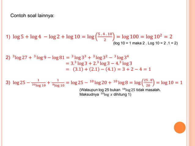 Logaritma | PPT